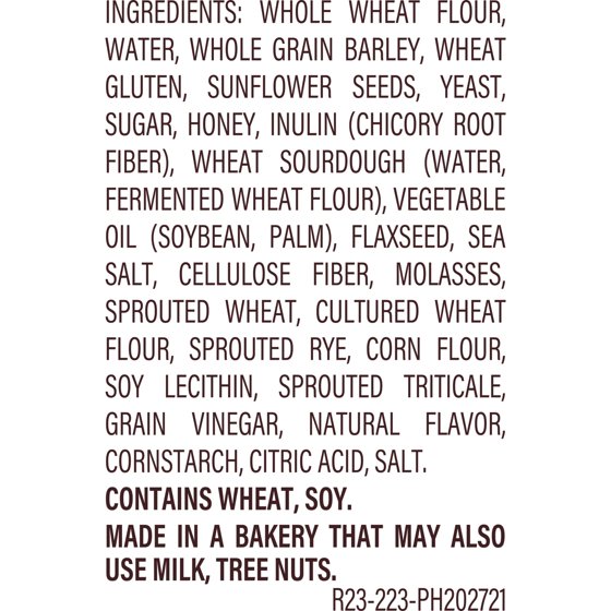 Arnold Grains Almighty Gut Balance Bread, 20 oz, Whole Grains Thin ...