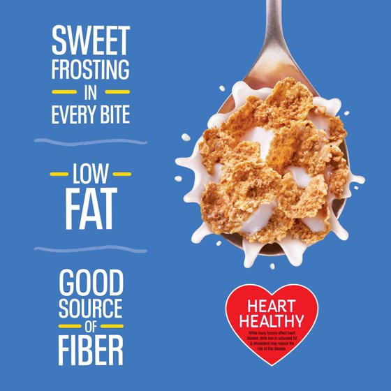 Kellogg’s Frosted Bran Breakfast Cereal, Fiber Cereal, Family Breakfast ...