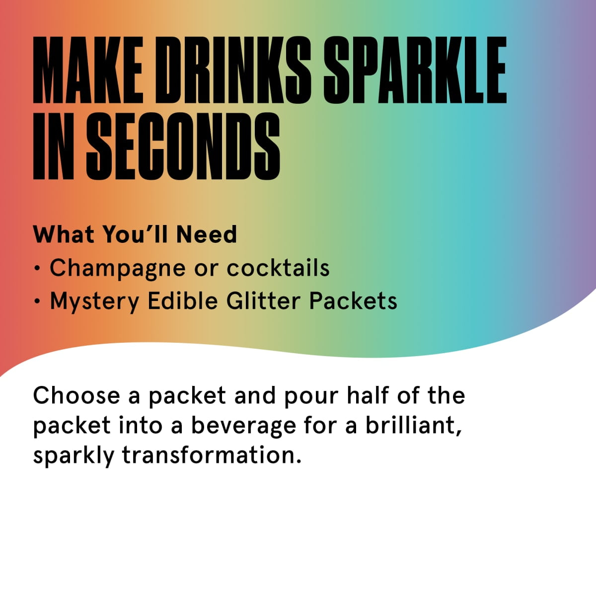 Fancy Sprinkles Mystery Fancy Edible Glitter Packets, 10 Count – PantryDash