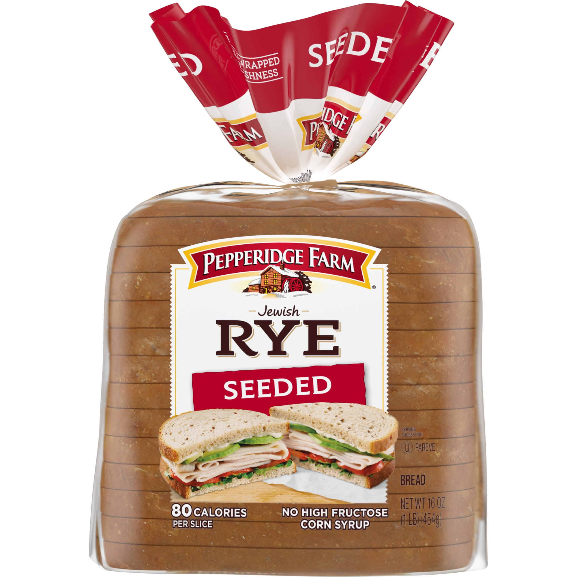 Pepperidge Farm Jewish Rye Seeded Bread, 16 oz Bag – PantryDash