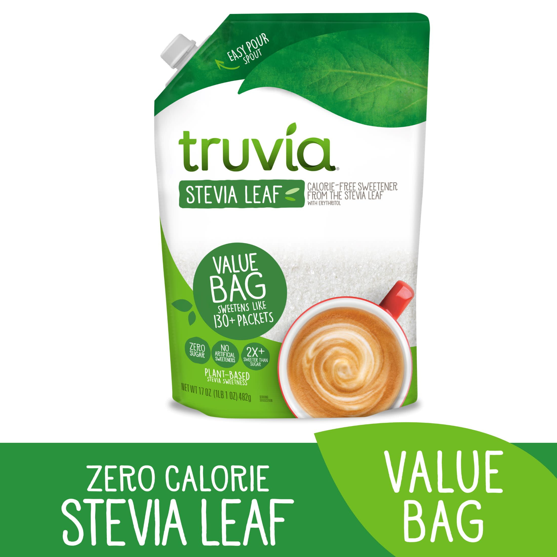 Truvia® Calorie-Free Sweetener from The Stevia Leaf Value Bag, 17 oz ...