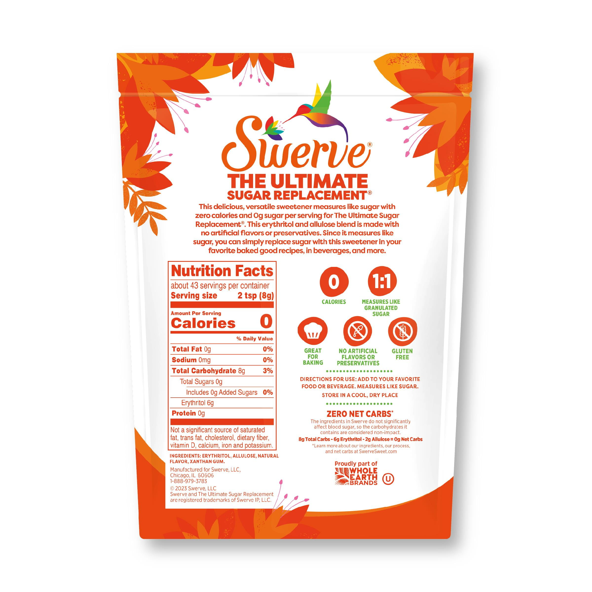 Swerve All Natural Sweetner Granular, 12 Oz, 1 Count – PantryDash