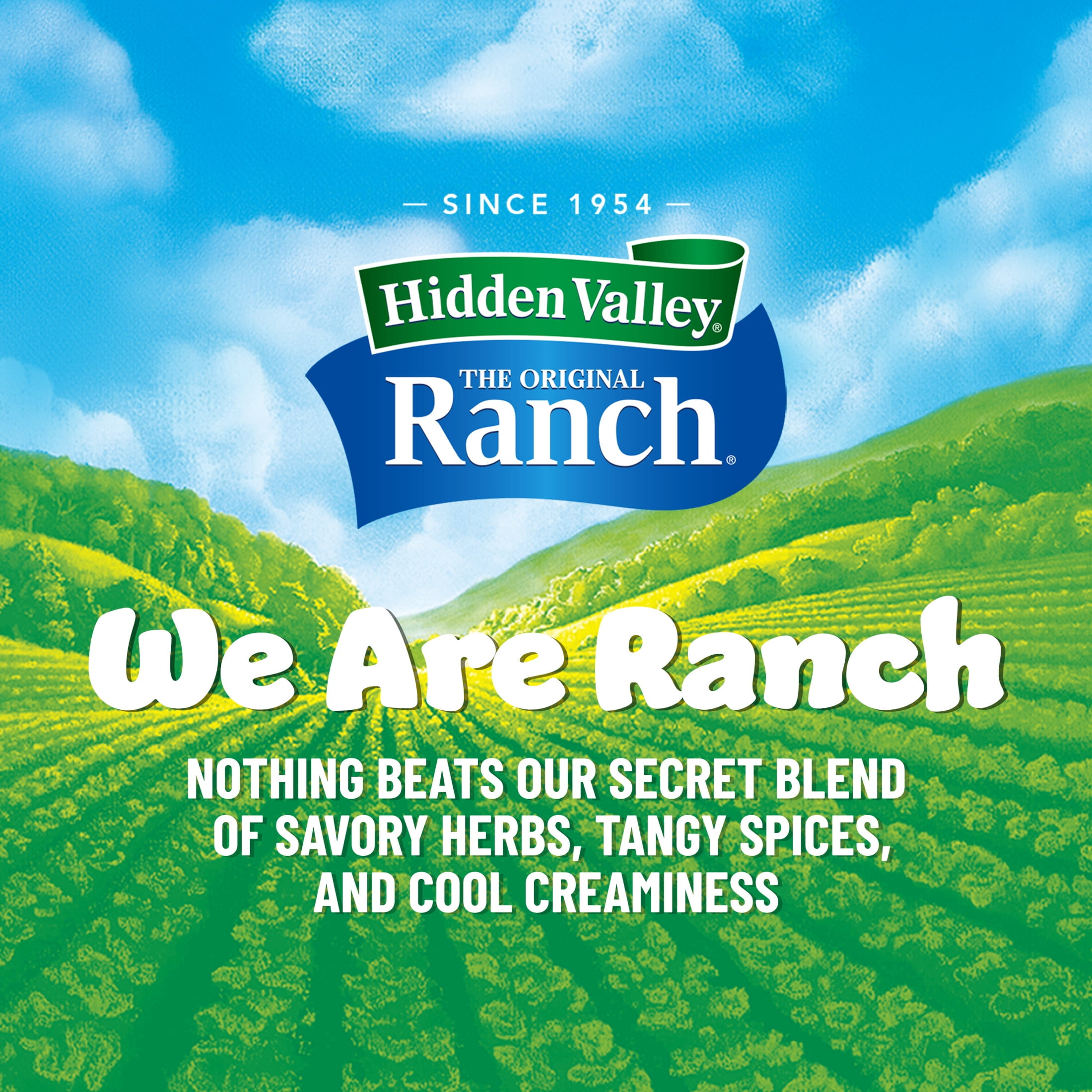 Hidden Valley Green Goddess Ranch Topping and Dressing, 16 Fluid Ounce ...