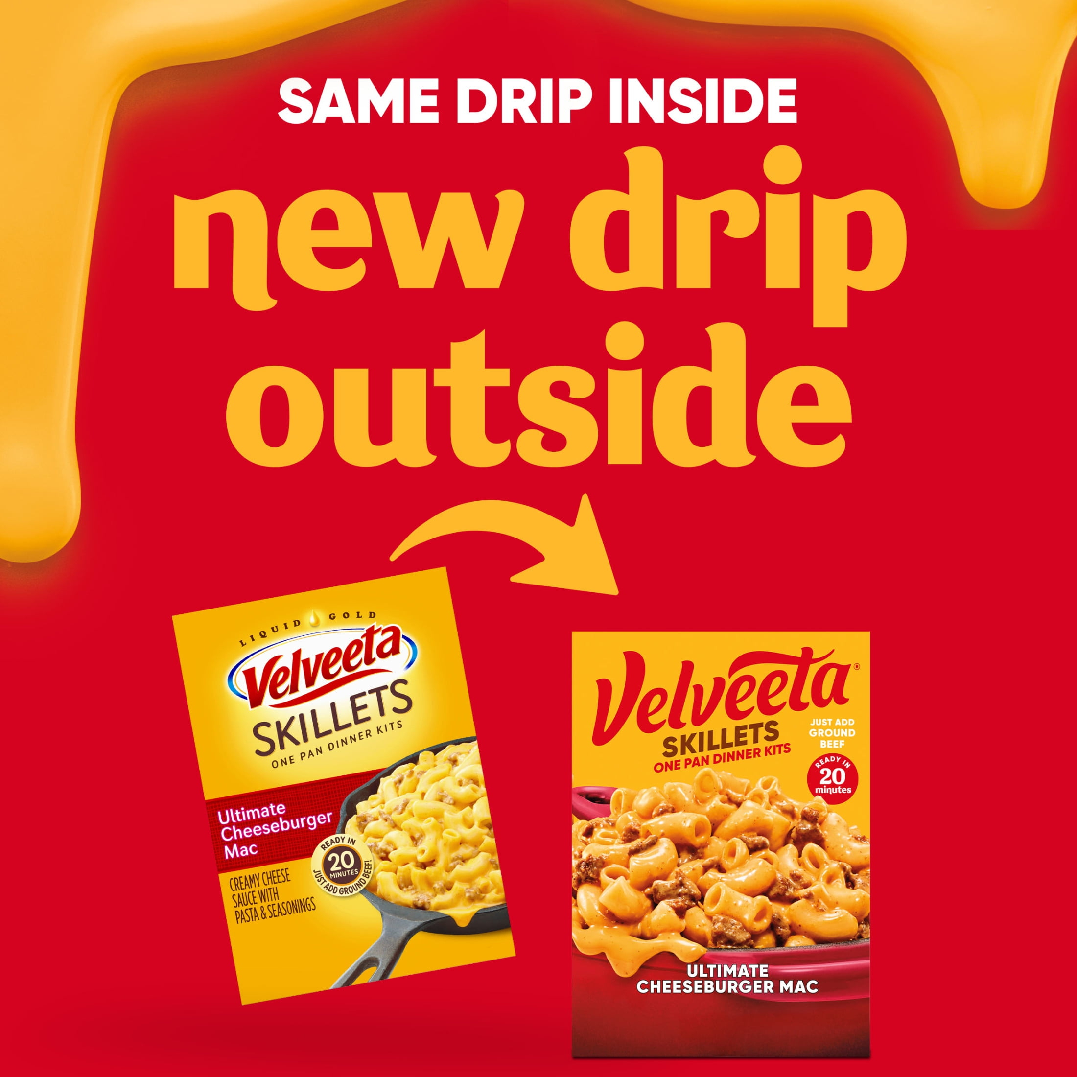 Velveeta Ultimate Cheeseburger Macaroni and Cheese Dinner Kit, 12.8 oz ...