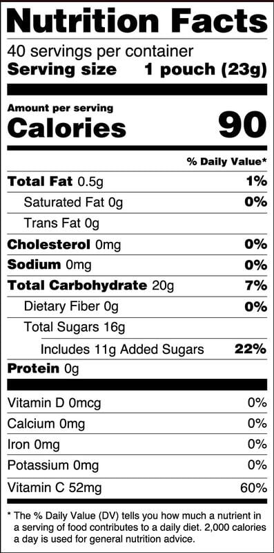 Great Value Fruit Smiles Snacks, Original Flavors, 40 Count – PantryDash