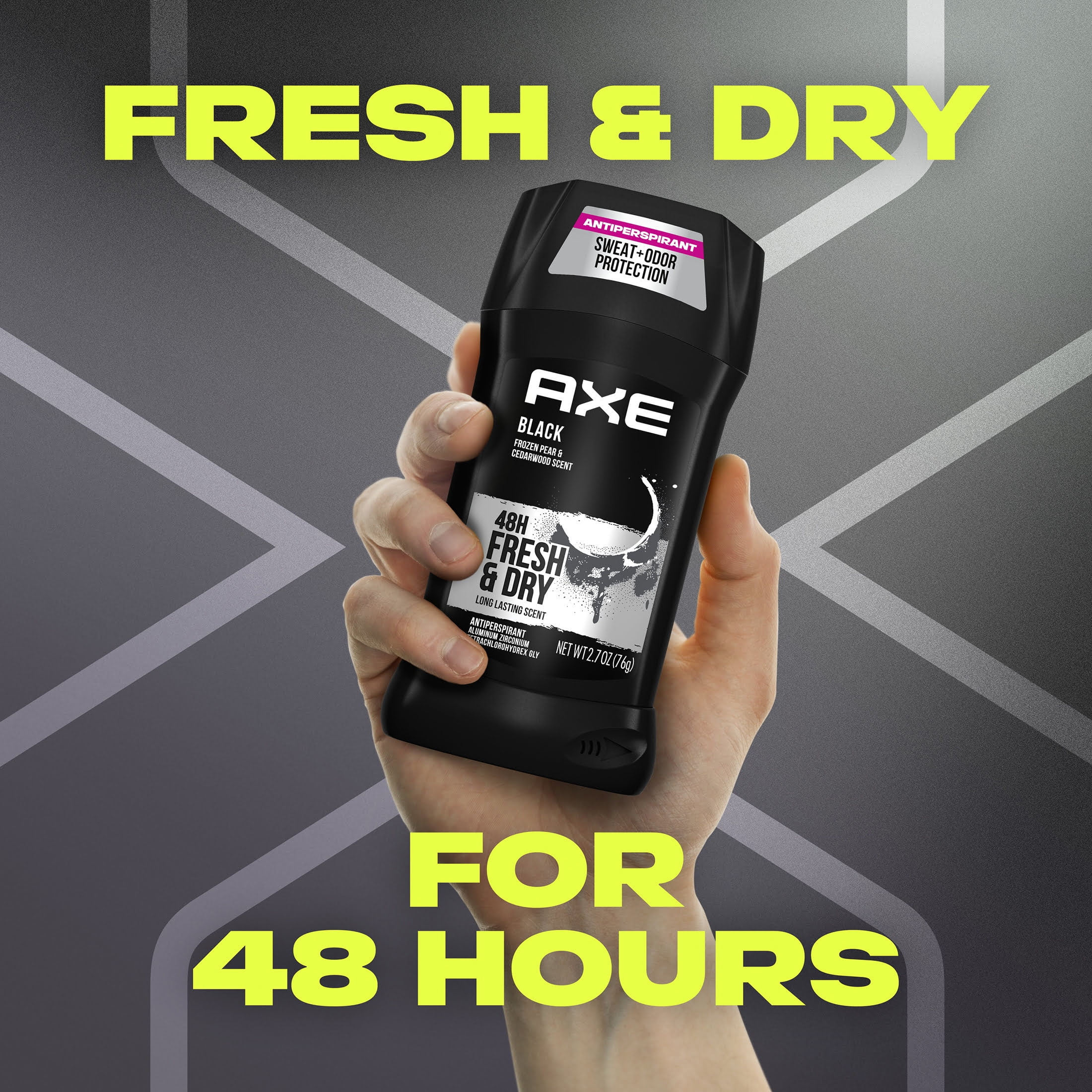 Axe Black Long Lasting Men’s Antiperspirant Deodorant Stick, Frozen ...