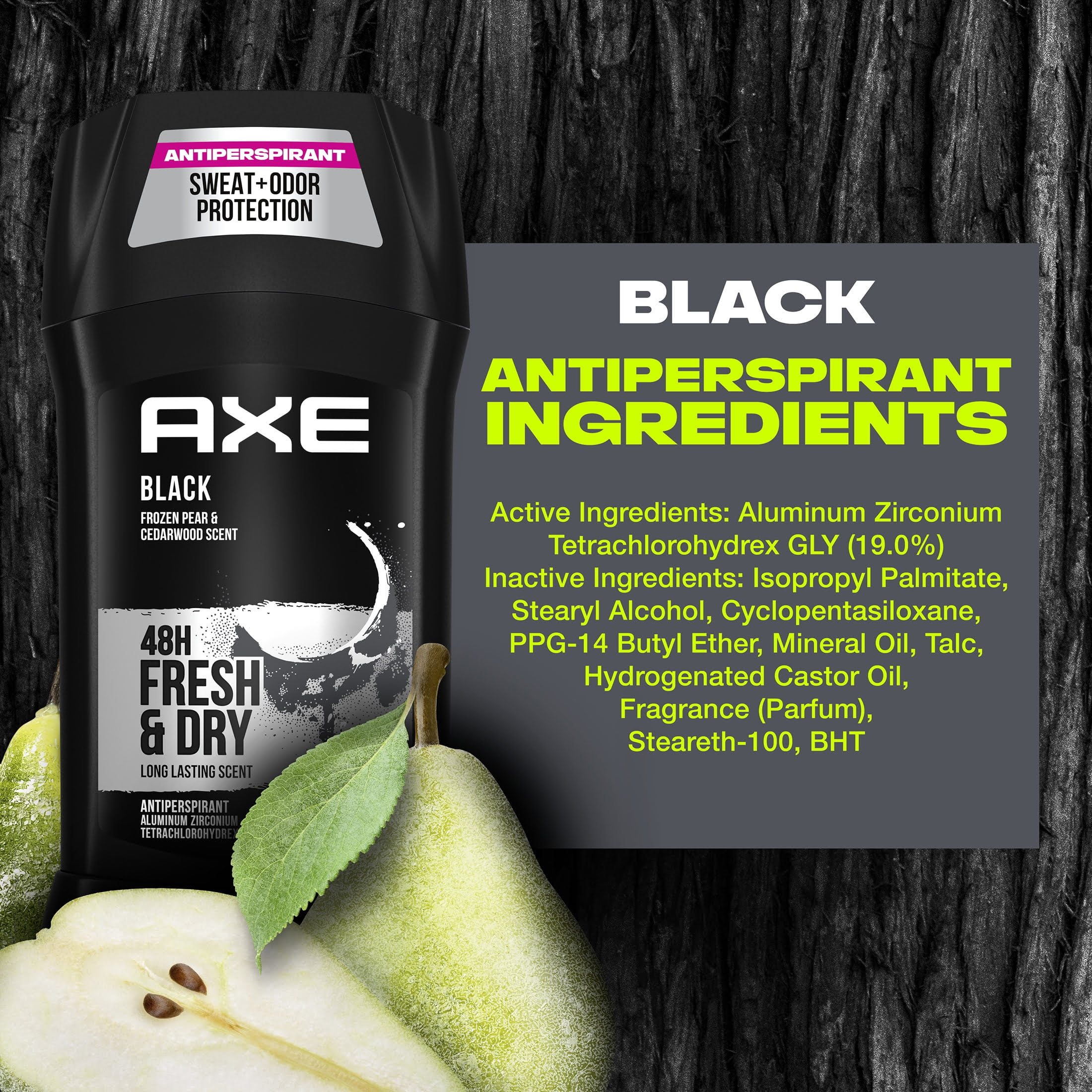 Axe Black Long Lasting Men’s Antiperspirant Deodorant Stick, Frozen ...